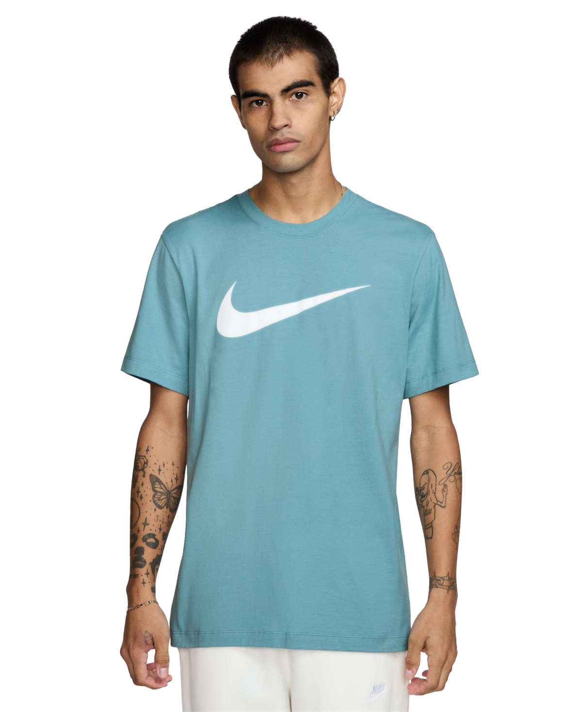 Click here for Nike Sportswear Mens Swoosh Short-Sleeve Crewneck... prices