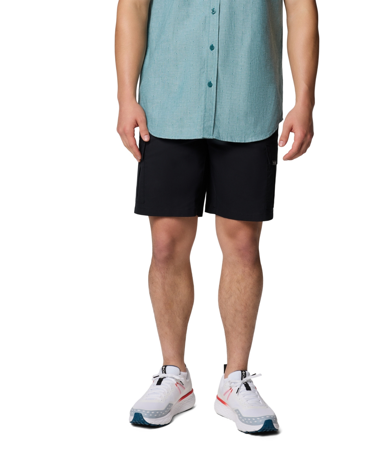 Columbia Mens Rapid Rivers Cargo Shorts - Black