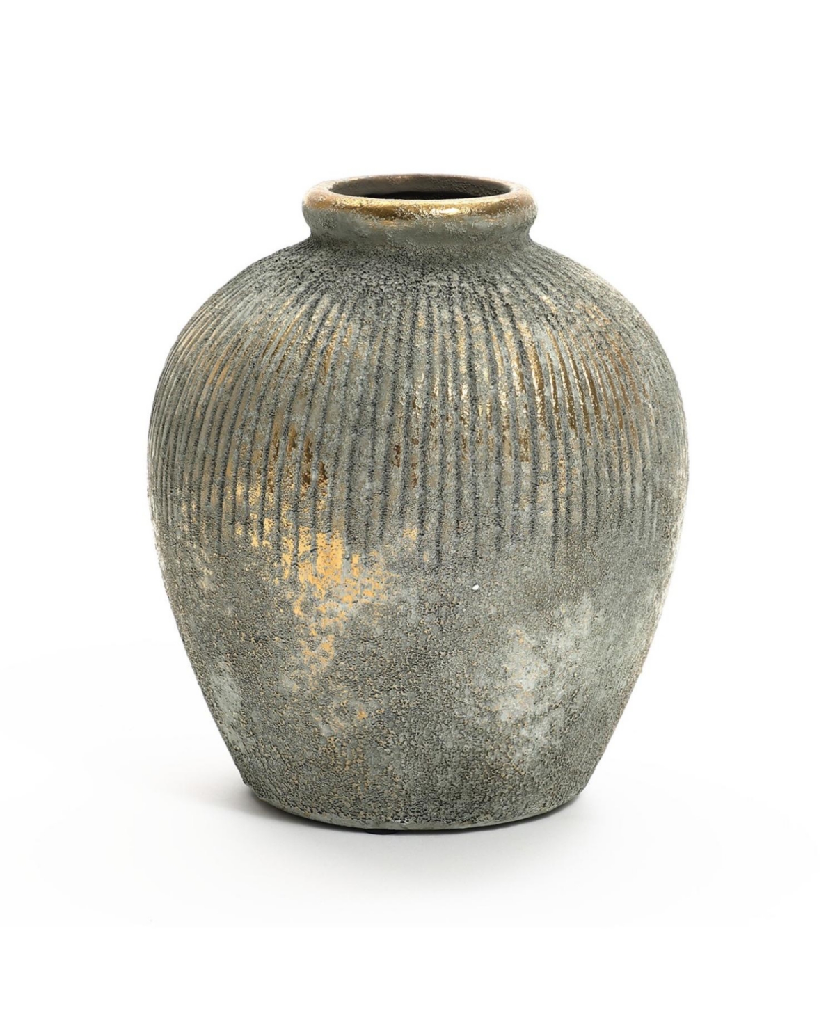 Click here for LuxenHome Rustic Gold and Brown Terracotta 8.7-Inc... prices