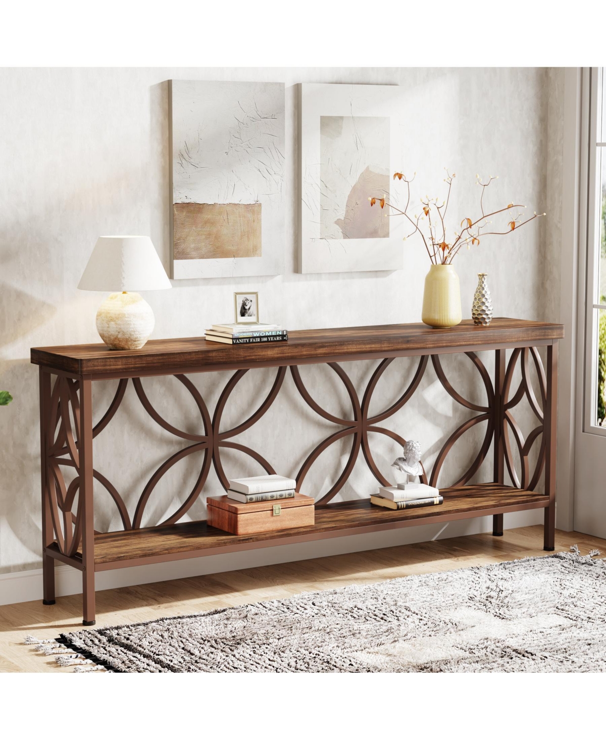 Click here for Tribesigns 70.9-Inch Narrow Sofa Table  Industrial... prices