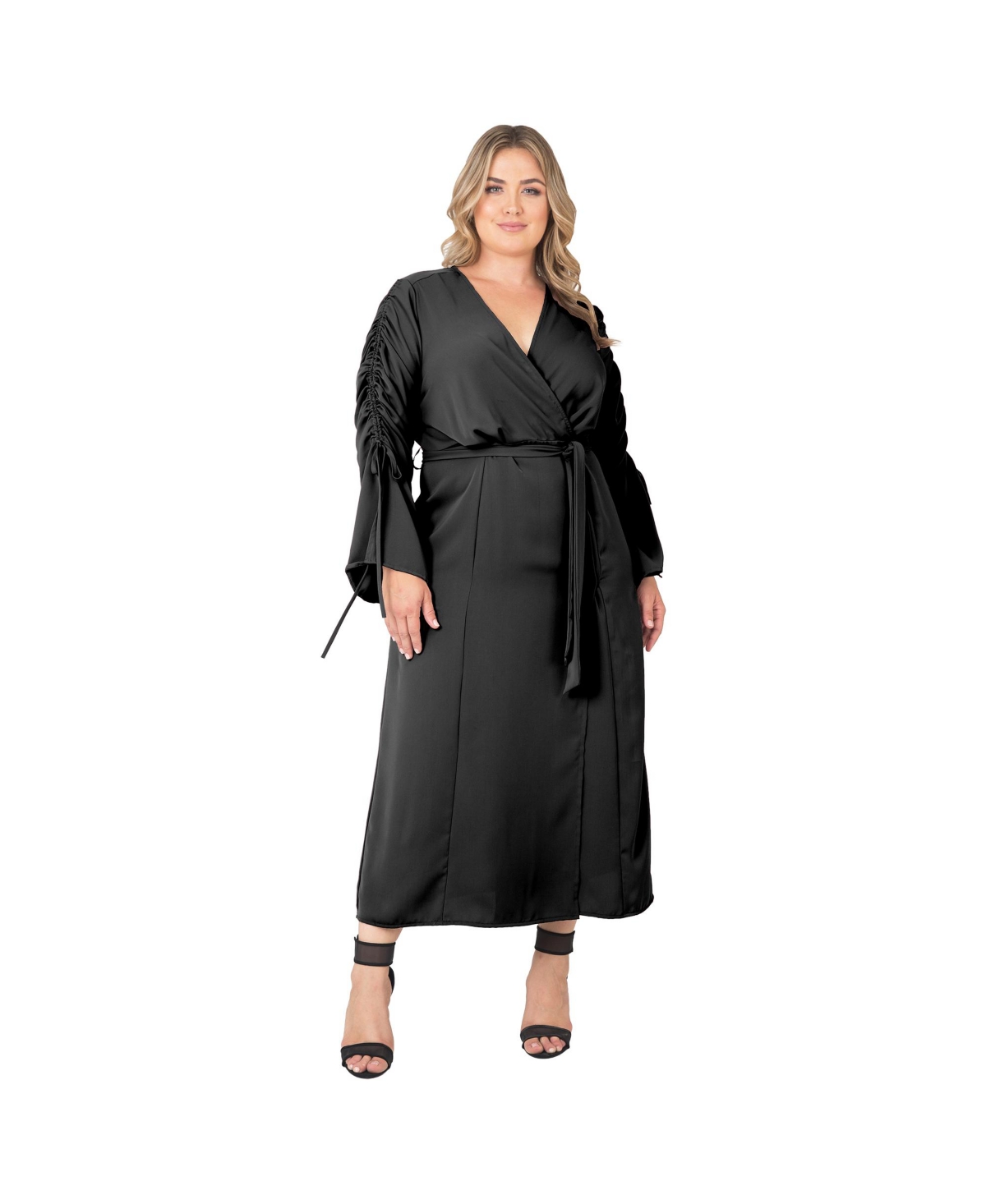 Click here for Standards & Practices Plus Size Ruched Long Sleeve... prices
