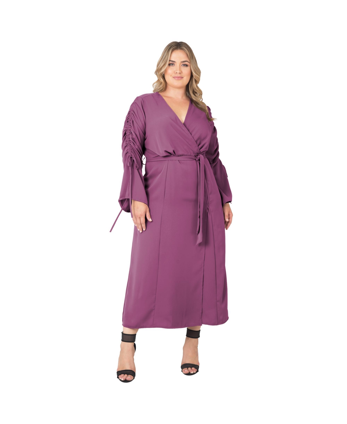 Click here for Standards & Practices Plus Size Ruched Long Sleeve... prices