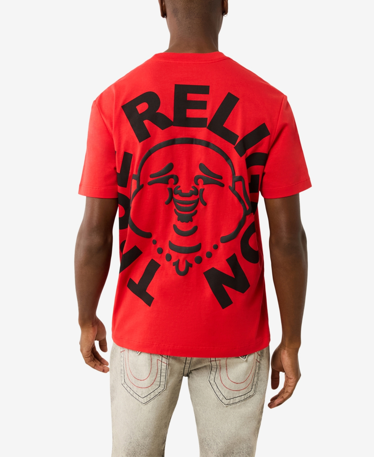 Click here for True Religion Mens Short Sleeve Buddha Face T-Shir... prices