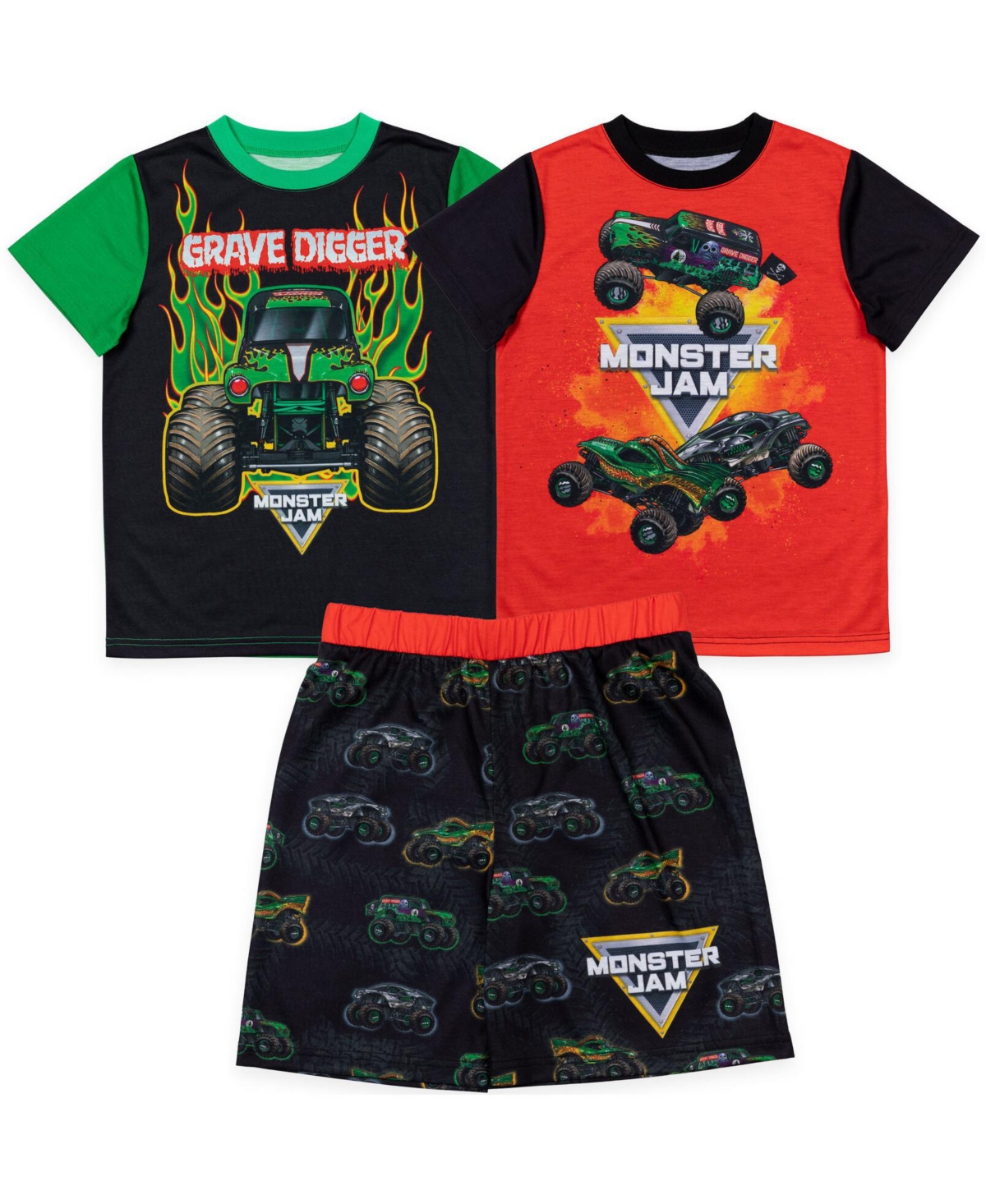 Click here for Monster Jam Little Boys Grave Digger Pajama Shirts... prices