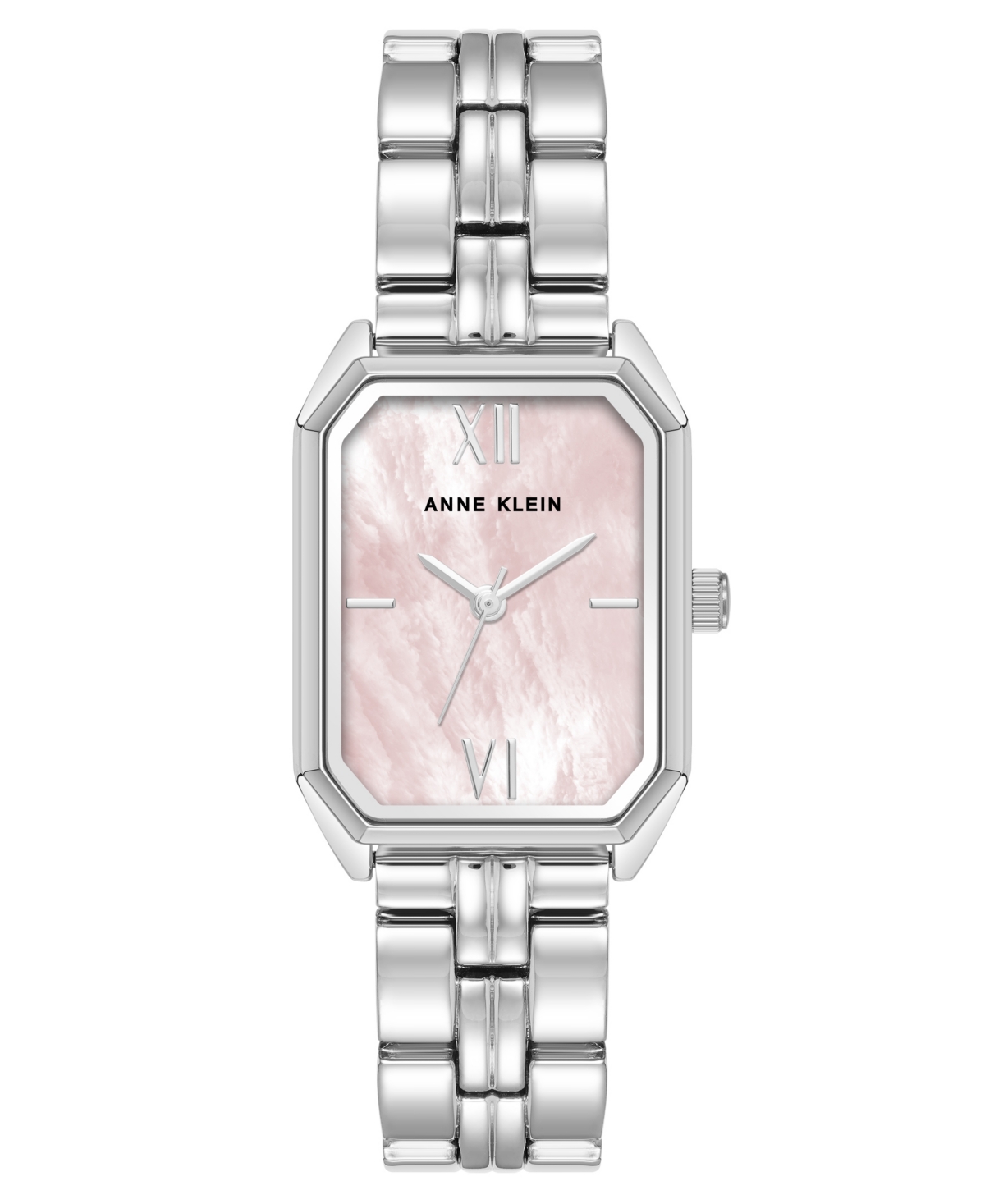 Click here for Anne Klein Womens Quartz Pink and Silver-Tone Octa... prices