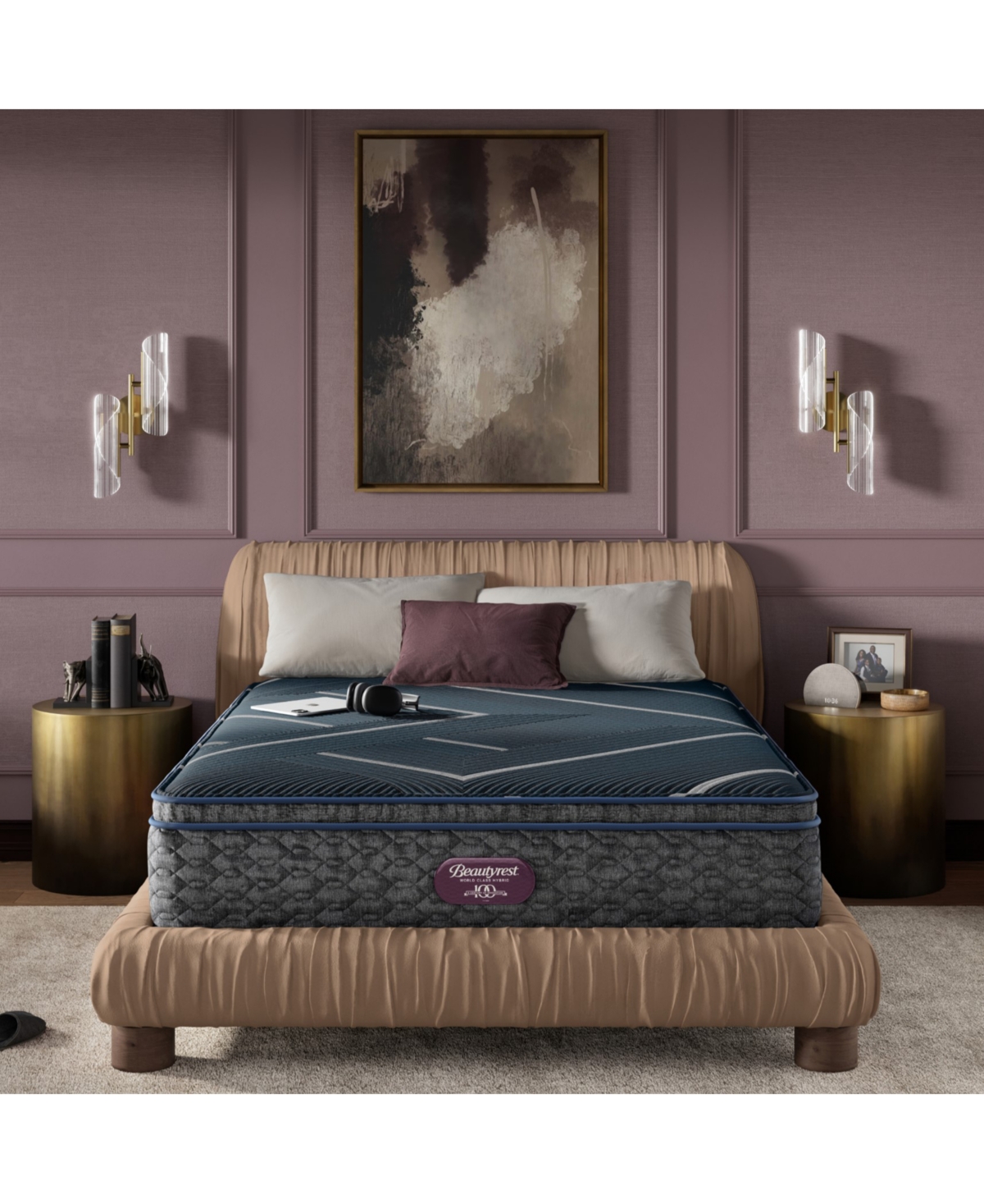Click here for Beautyrest World Class Level Four 14 Hybrid Medium... prices