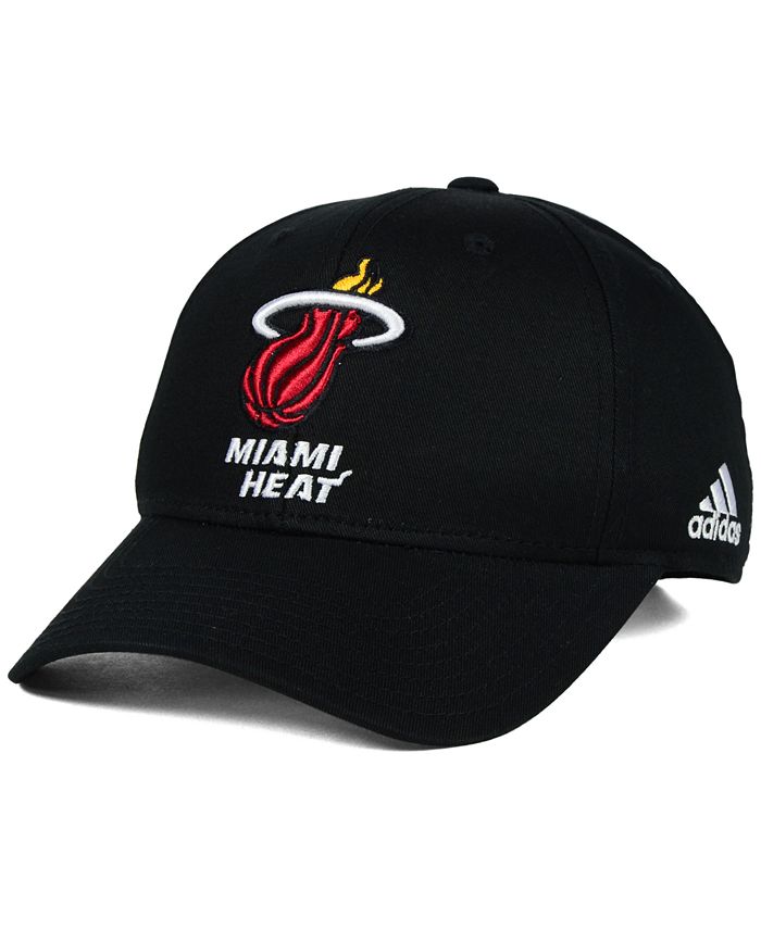 adidas Miami Heat Structured Basic Adjustable Cap - Macy's