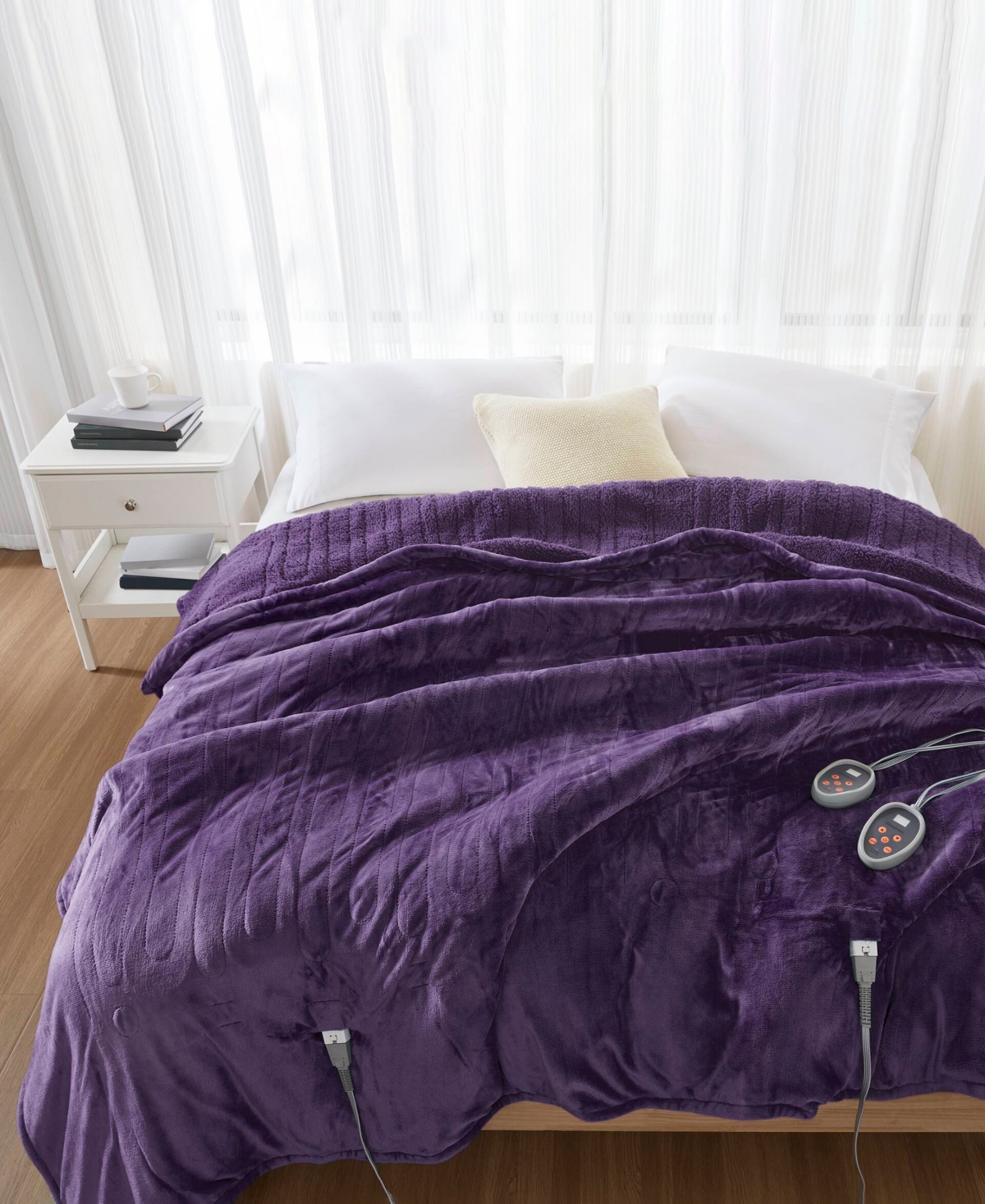 Click here for Beautyrest Berber Electric Blanket  Full - Purple prices