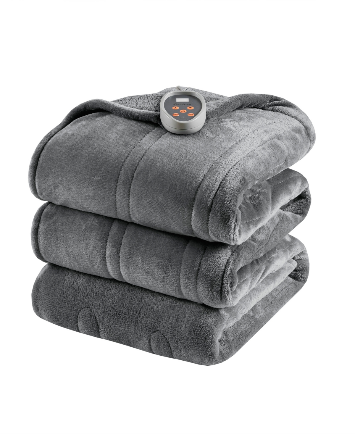 Beautyrest Heated Microlight to Berber Blanket  Full