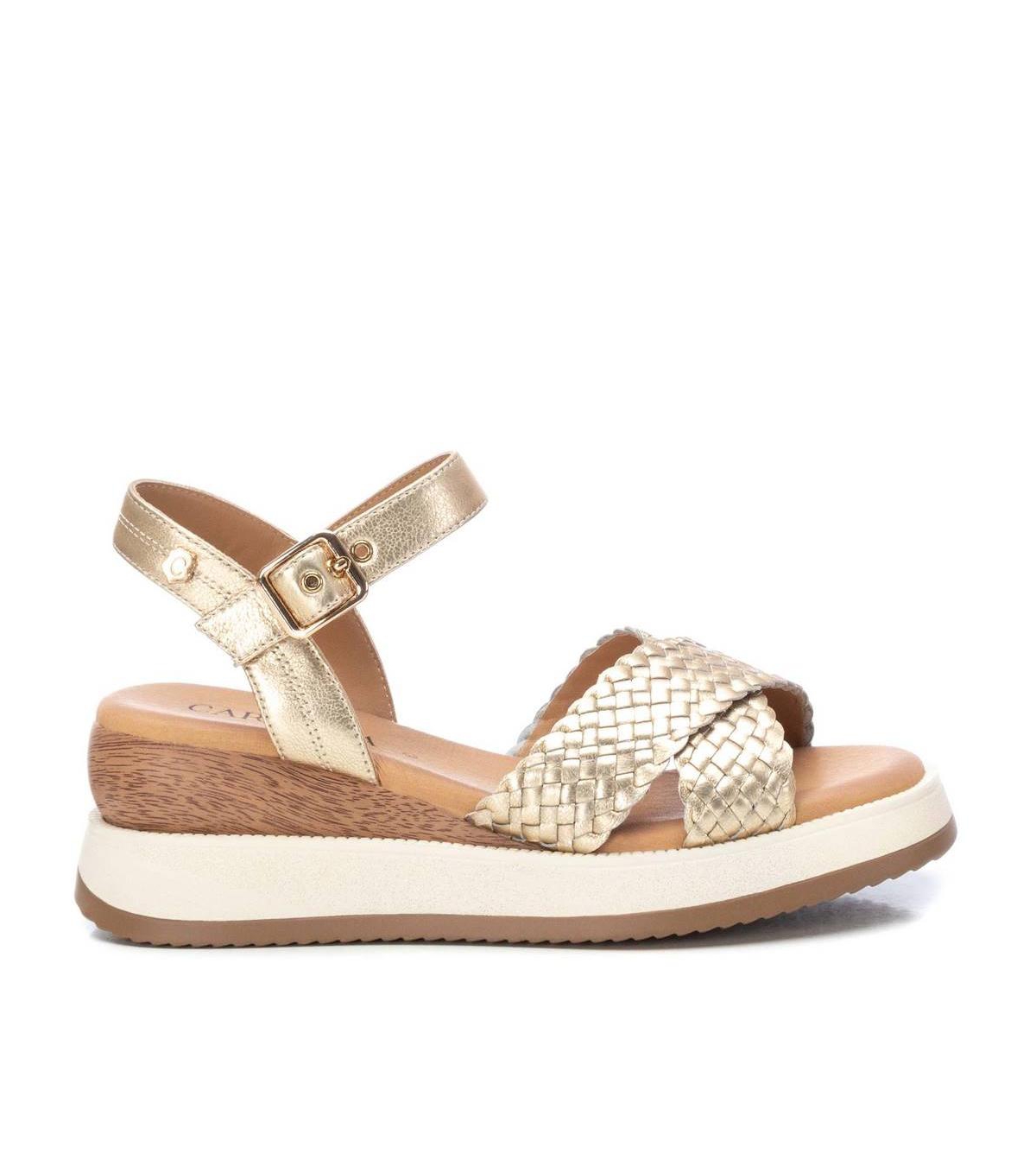 Click here for Carmela Leather Womens Casual Sandals by Xti - Gol... prices