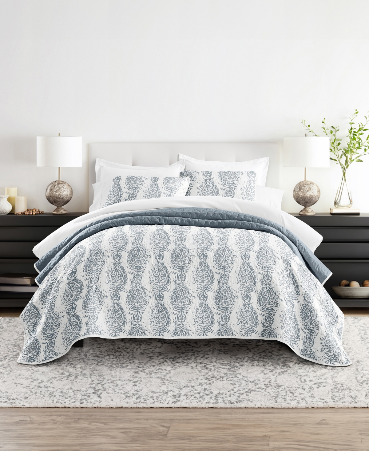 Click here for ienjoy Home Distressed Diamond Reversible 3-Pc. Li... prices