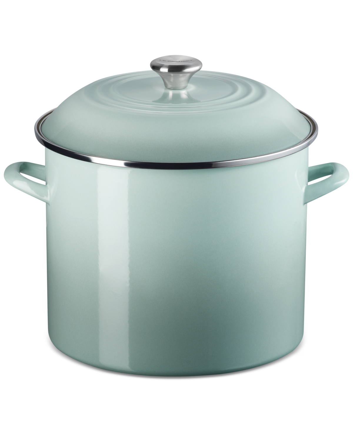 Click here for Le Creuset Enamel On Steel 16-Qt. Stockpot - Sea S... prices