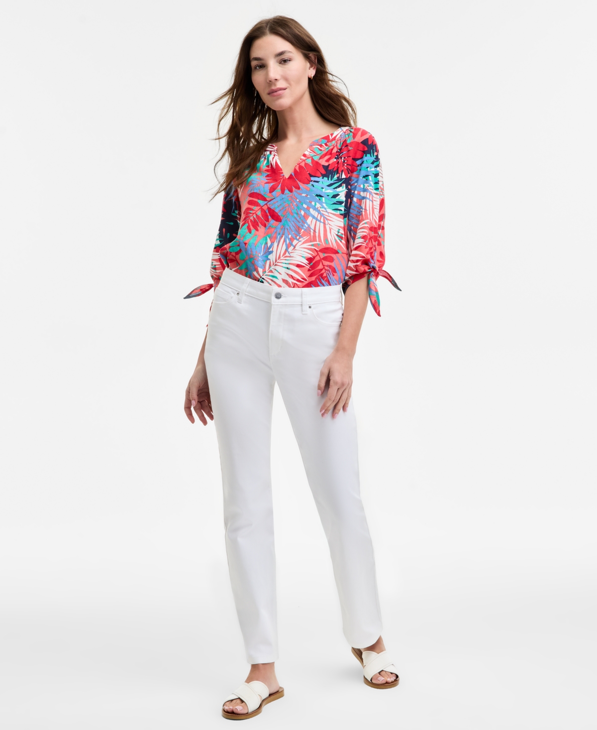 Click here for Jones New York Womens Lexington Mid Rise Straight... prices