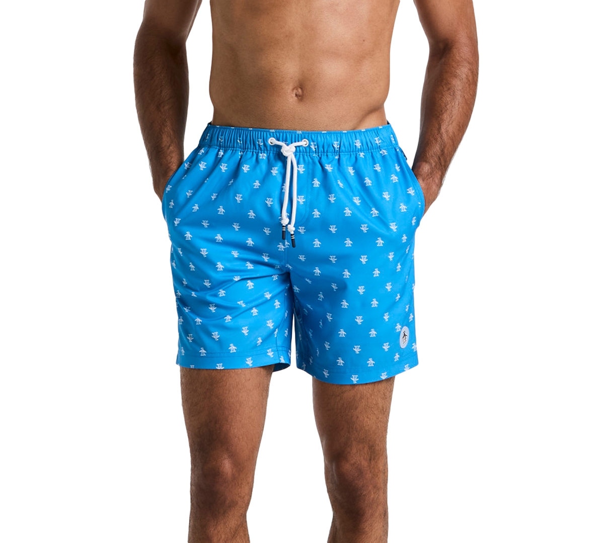 Click here for Original Penguin Mens Slim Fit Logo Print Drawstri... prices