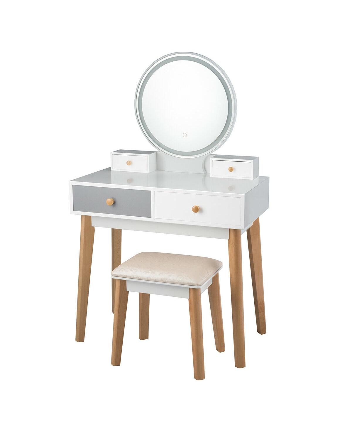 Click here for Makeup Dressing Table with 4 Drawers and Lighted M... prices