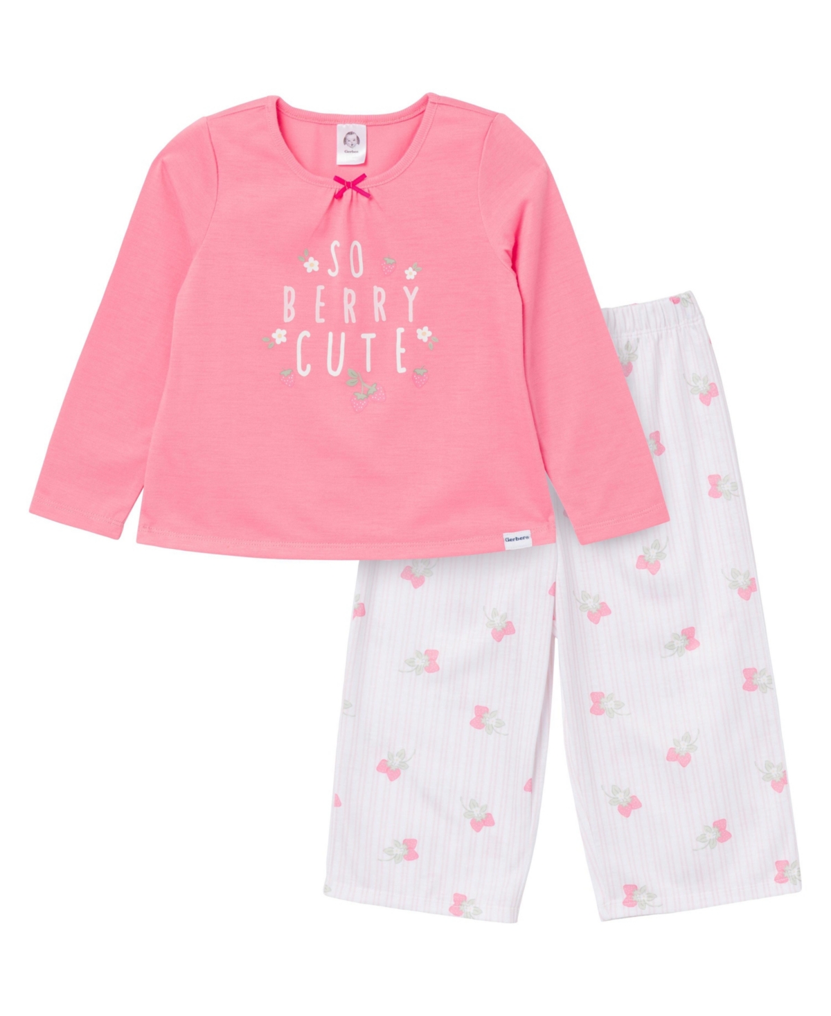 Click here for Gerber Toddler Girls 2-Piece Pajama Set - Strawber... prices