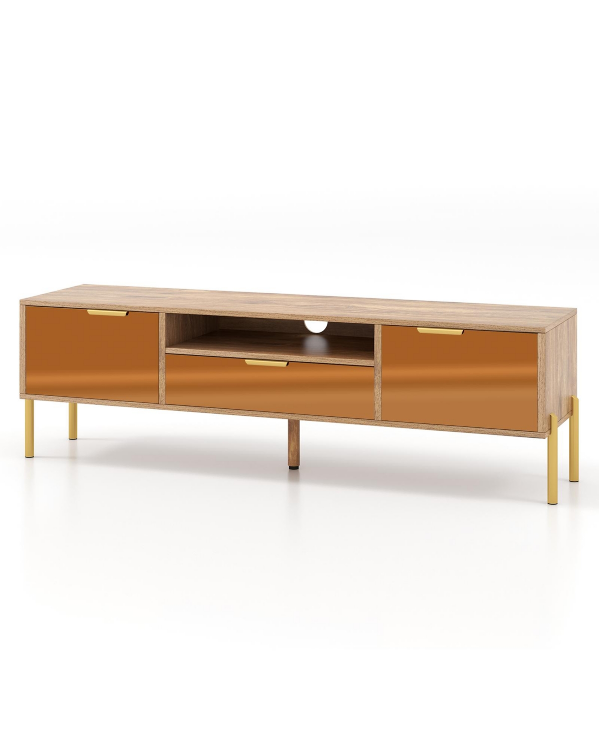 Click here for Mirrored Tv Stand for Tv up to 65 Inch with Spacio... prices