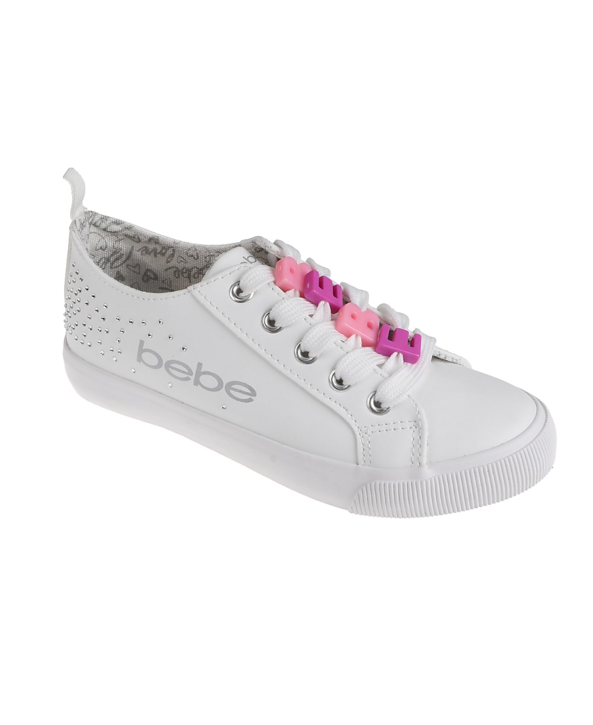 Click here for Bebe Little Girls Low Top with Rhinestone Spray Sn... prices
