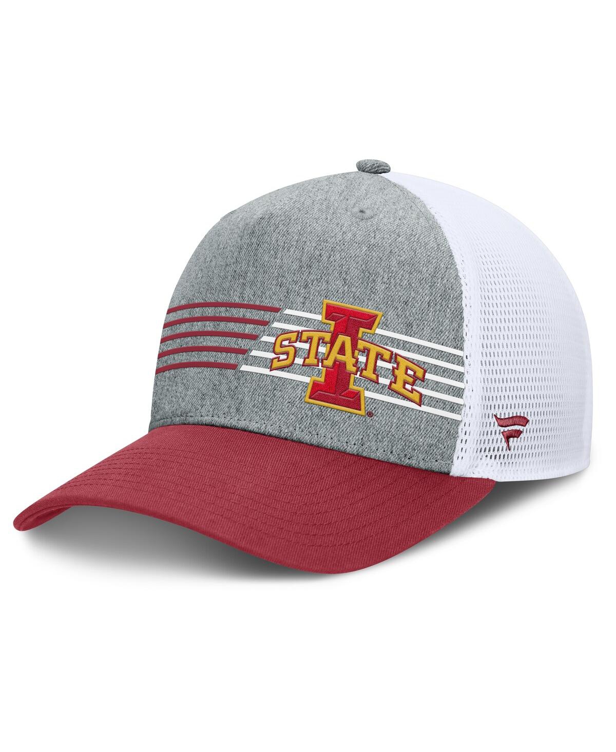 Click here for Fanatics Mens Heather Gray/Cardinal Iowa State Cyc... prices
