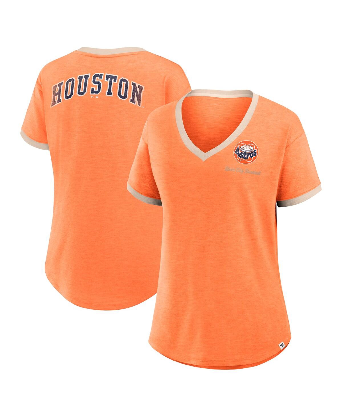 Click here for Fanatics Womens Orange Houston Astros Binge Worthy... prices