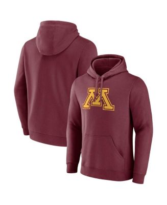 Fanatics Men's Maroon Minnesota Golden Gophers Fleece Pullover Hoodie ...
