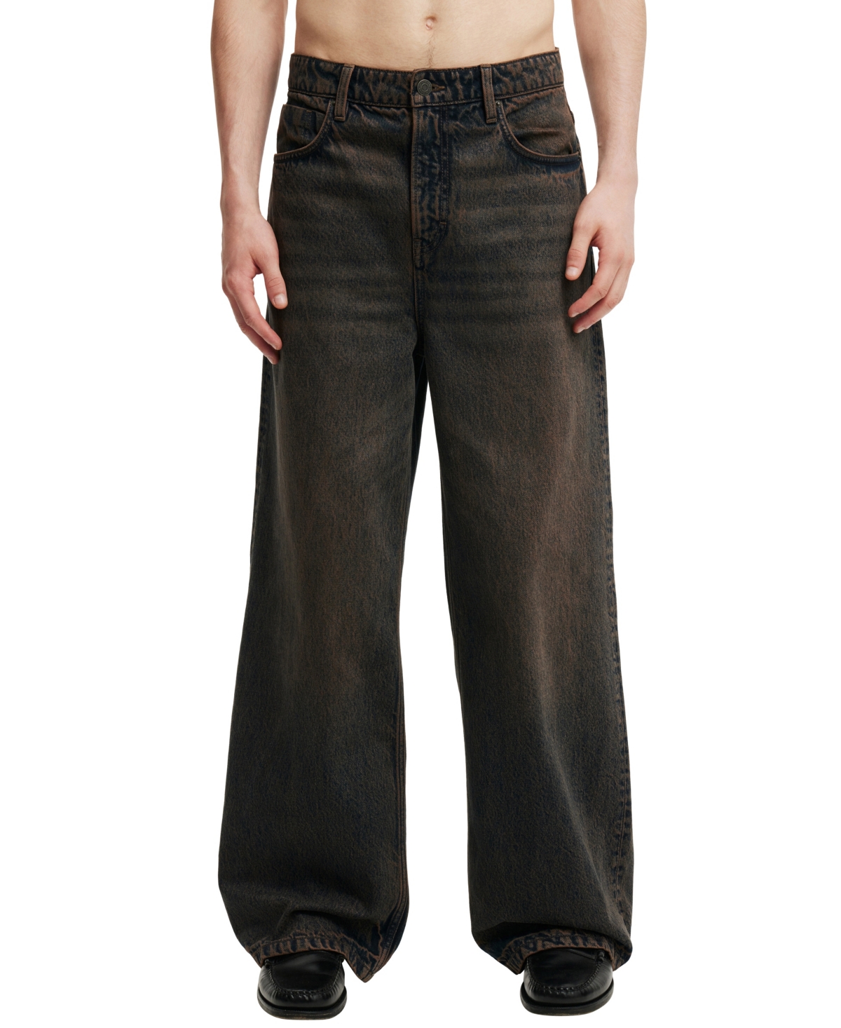 Click here for Cotton On Mens Super Baggy Jean - Mocha prices
