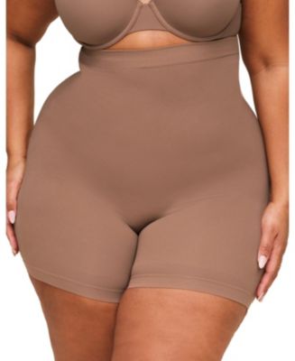 Adore Me Plus Size Reece High-Waisted Smoothing Shorts - Macy's