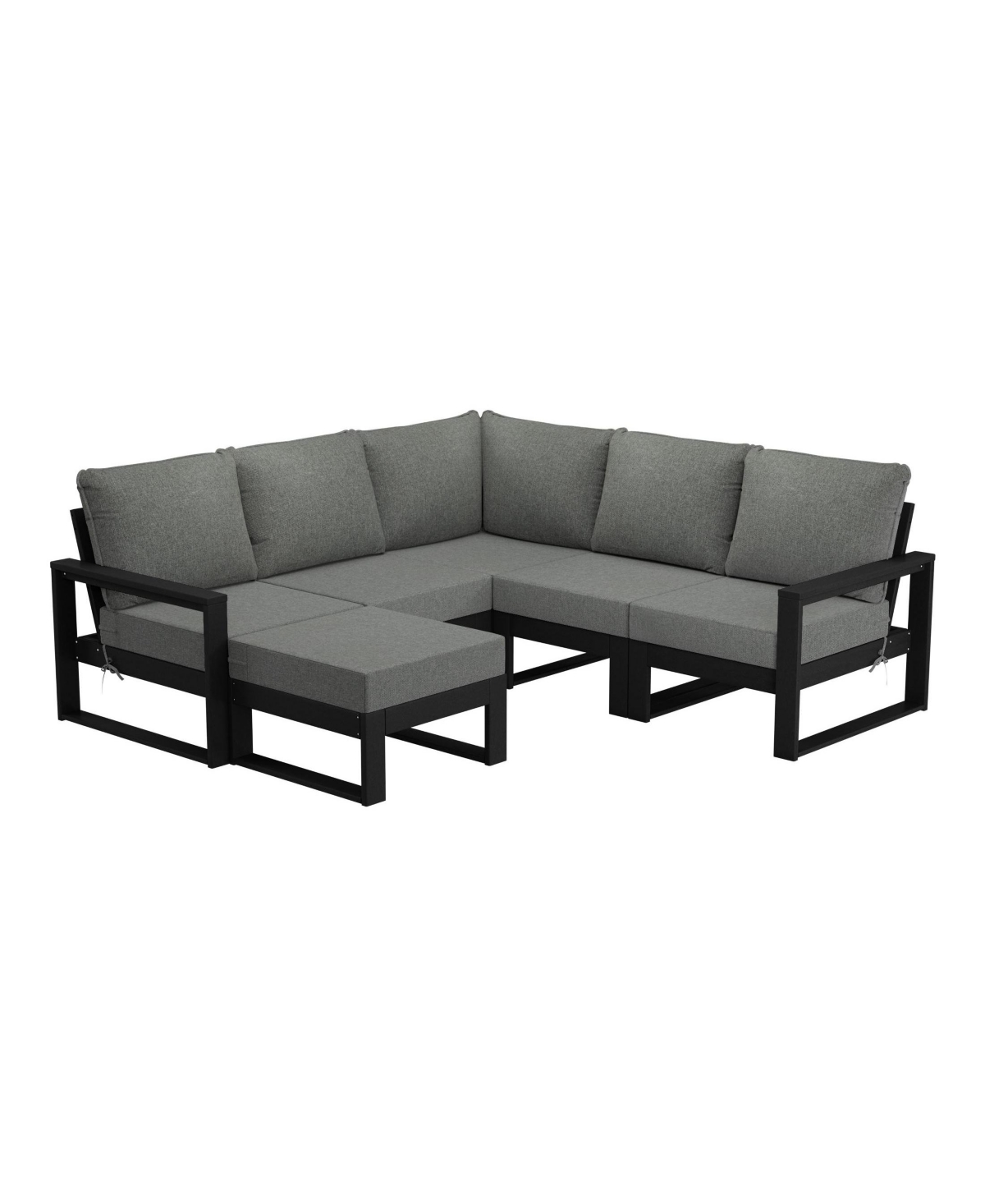 Click here for 6-Piece Outdoor Patio Corner Sectional Sofa Conver... prices