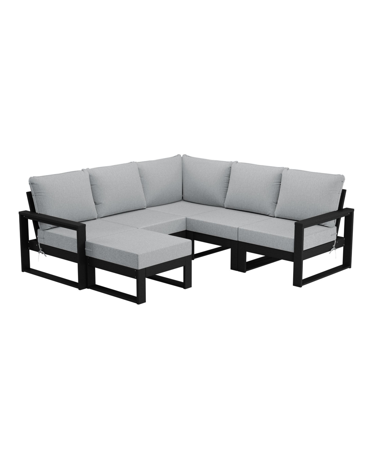 Click here for 6-Piece Outdoor Patio Corner Sectional Sofa Conver... prices