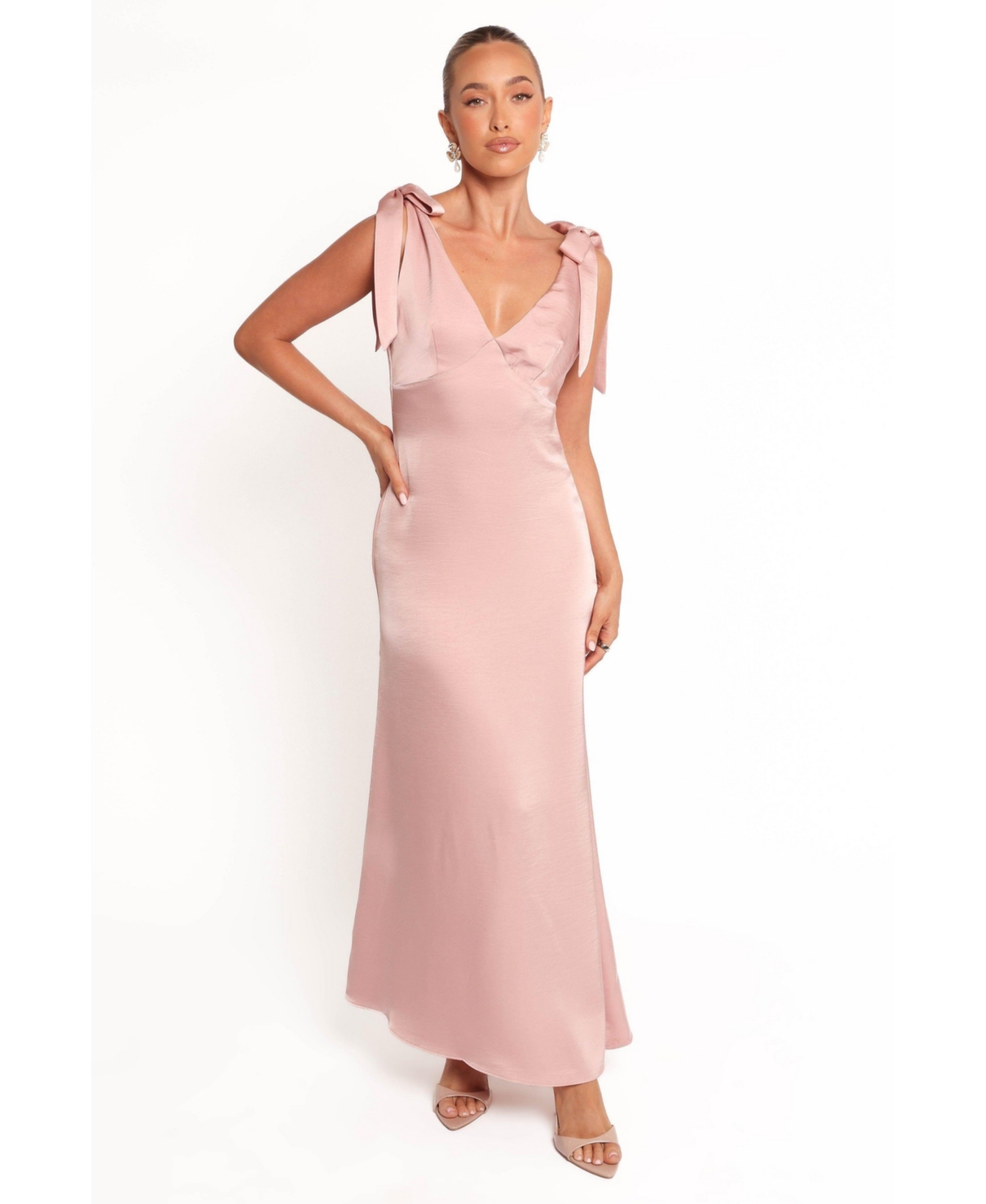 Click here for Petal and Pup Womens Claudine Midi Dress - Pink prices