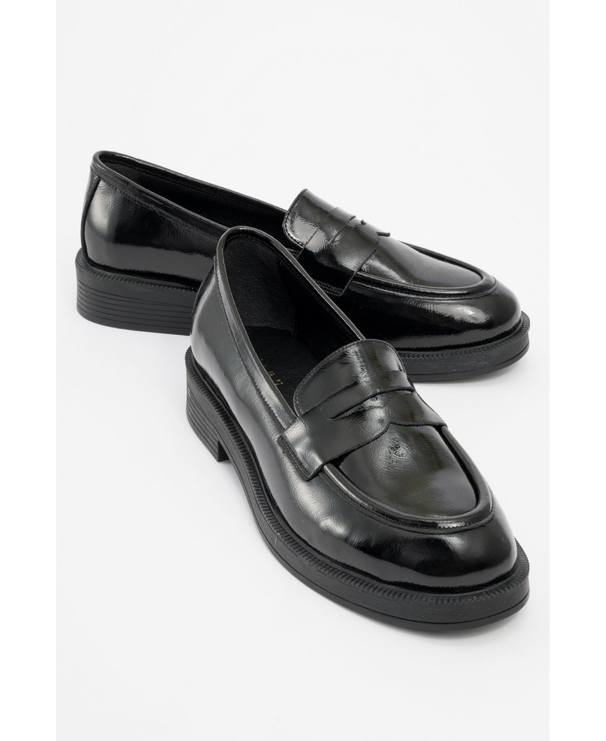 Click here for Bree Platform Penny Leather Loafer (Women) - Black... prices