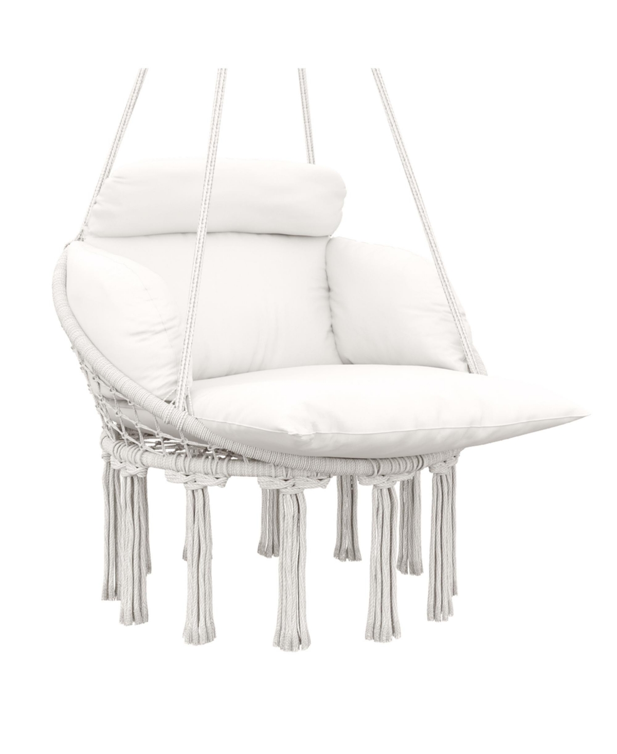 Click here for Outsunny Hanging Hammock Chair with Cushion  Macra... prices