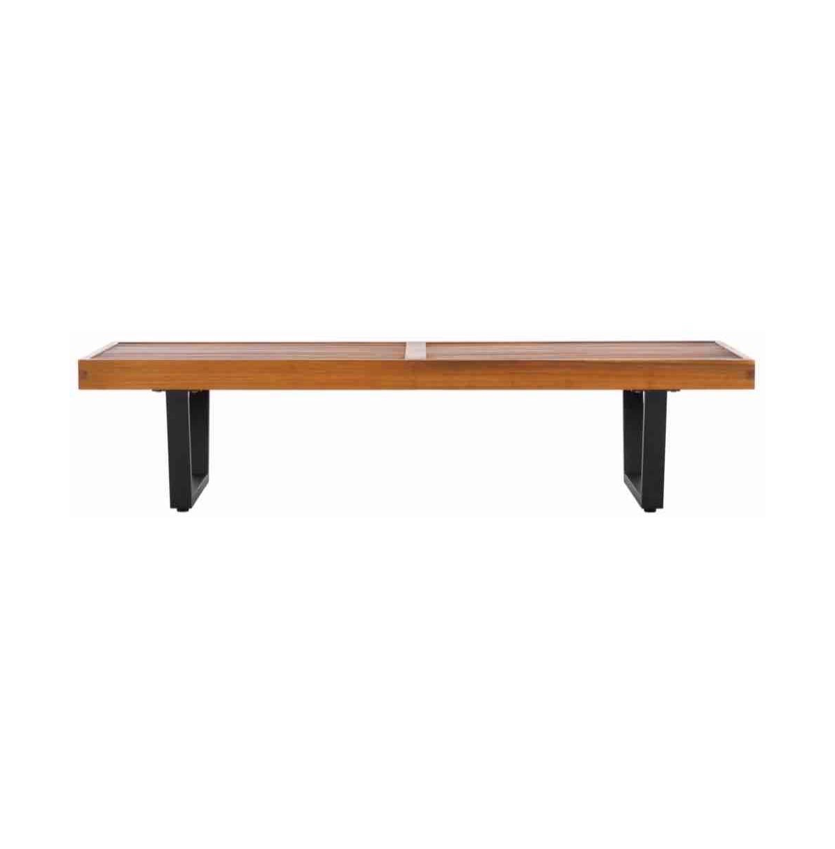 Click here for Heather 60 Bench - Natural / black prices