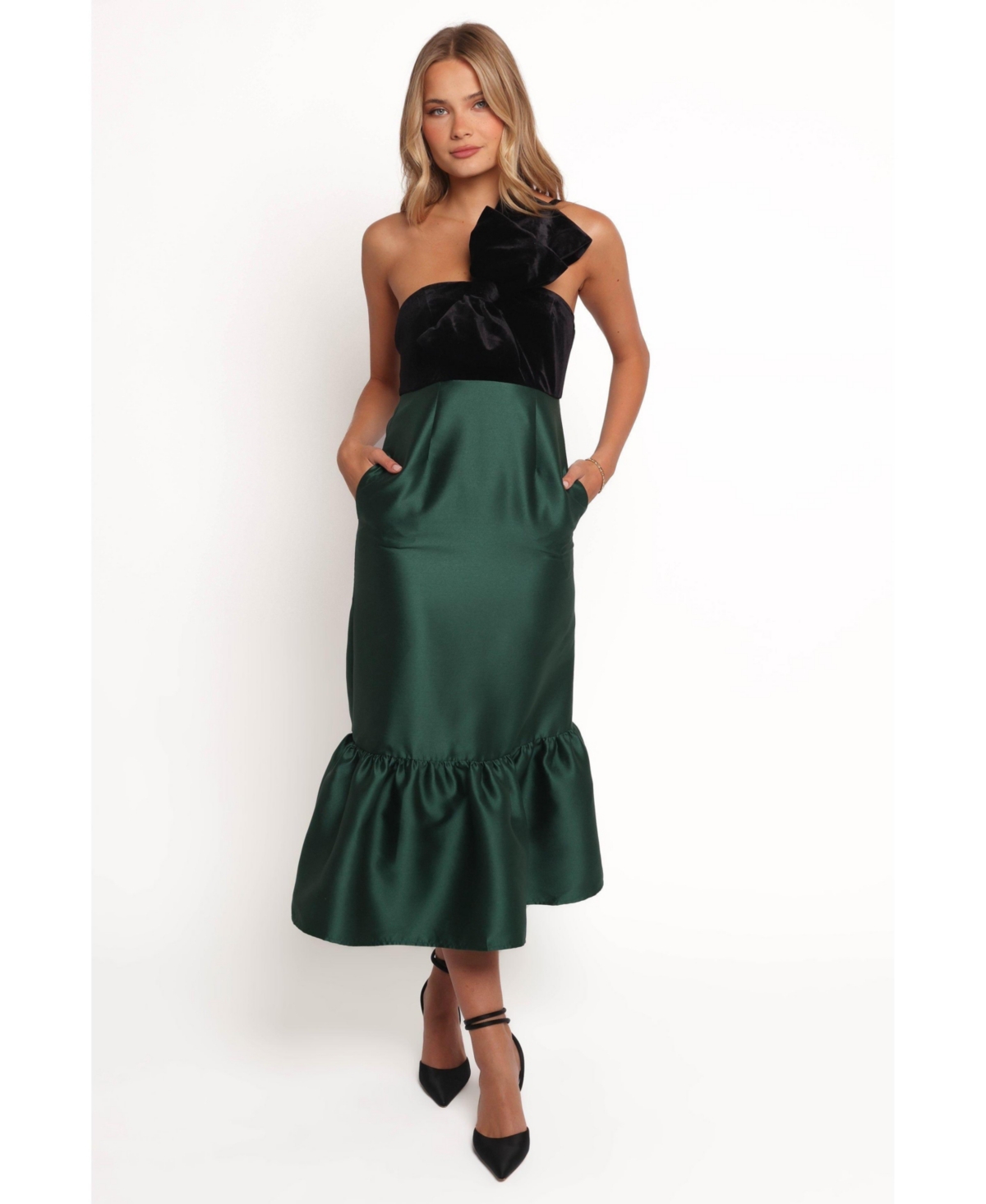 Click here for Petal and Pup Womens Amelie Bow Front One Shoulder... prices