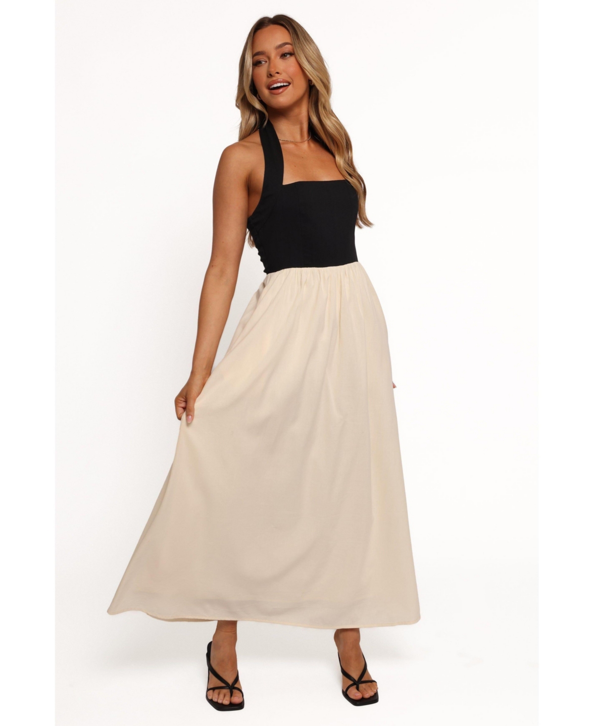 Click here for Petal and Pup Womens Jayden Maxi Dress - Off-white prices