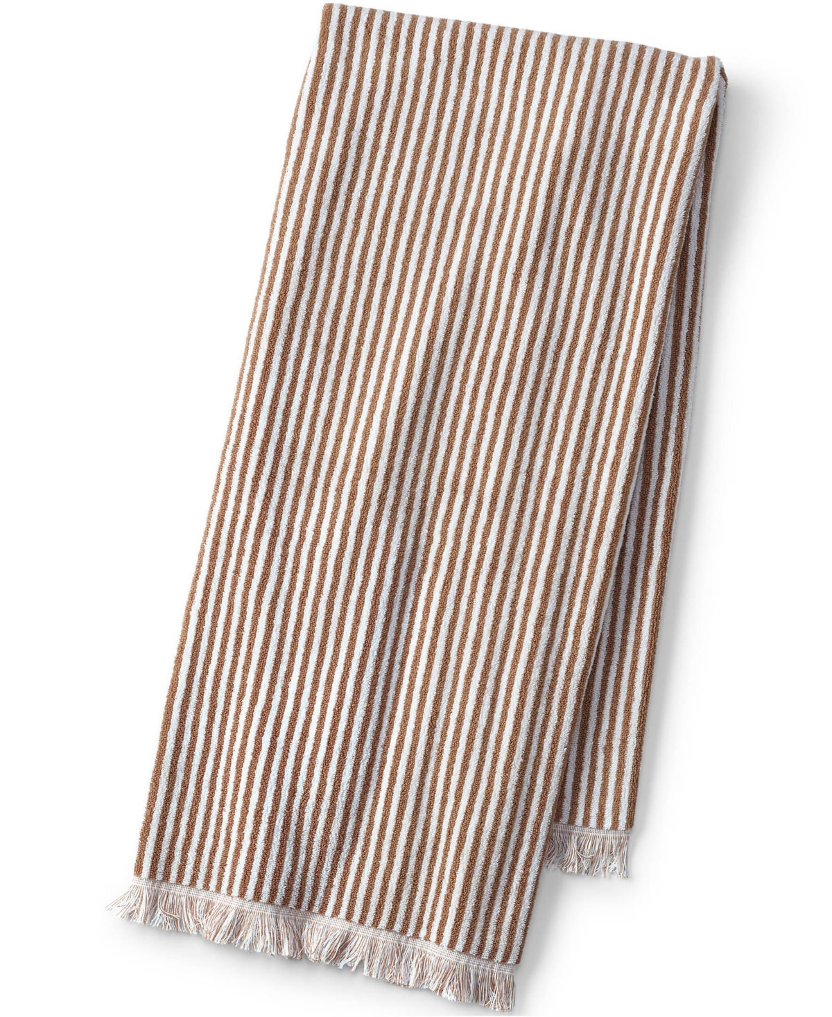 Click here for Lands End Cotton Yarn-dyed Stripe Bath Towel - Dar... prices