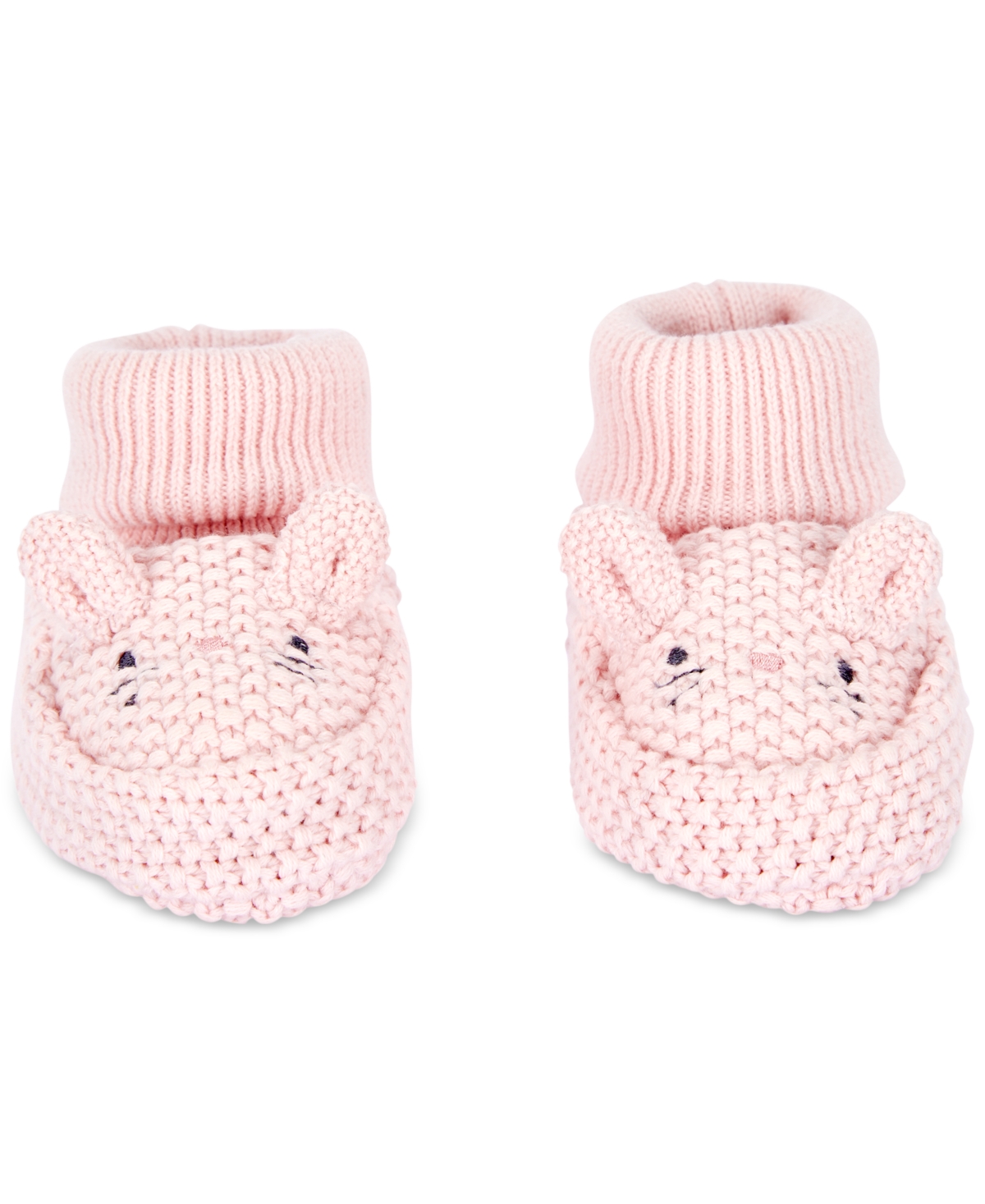 Click here for Carters Baby Cotton Crochet Booties - Pink/Bunny prices