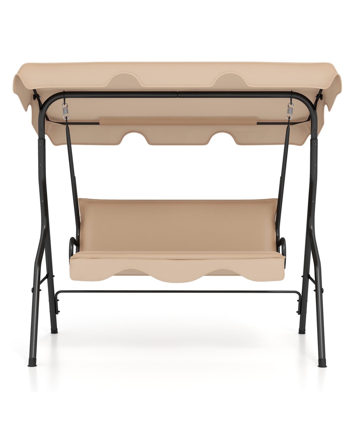 Click here for 3 Seat Outdoor Patio Canopy Swing with Cushioned S... prices