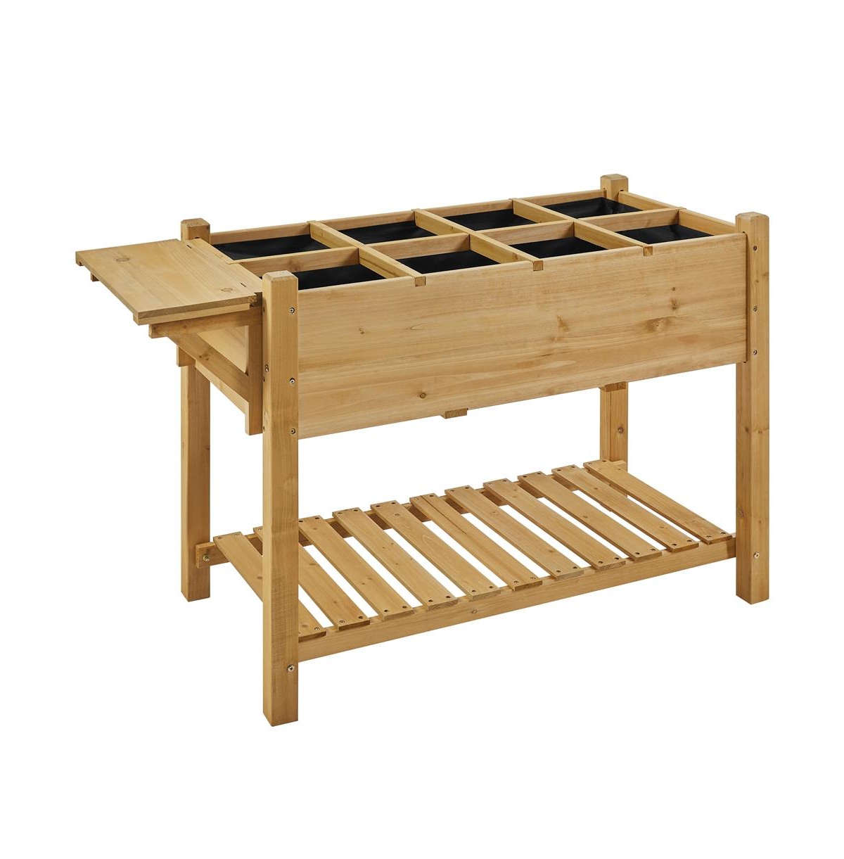 Click here for Yaheetech Solid Wood Elevated Garden Bed Planter B... prices