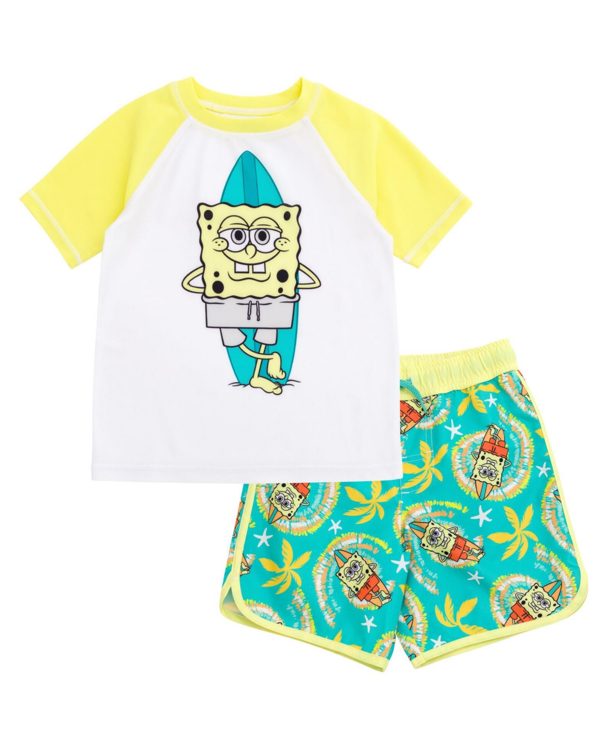 Click here for SpongeBob SquarePants Boys Surfboard Upf 50+ Rash... prices