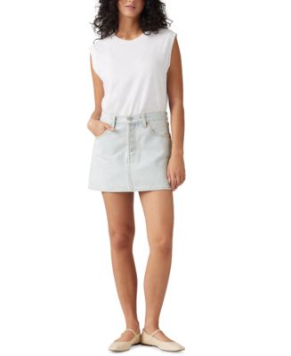 Levi's® Women's Mid-Rise Icon Denim Skirt - Macy's