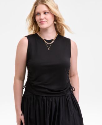 On 34th Women's Side-Cinched Muscle Tank, Created for Macy's - Macy's