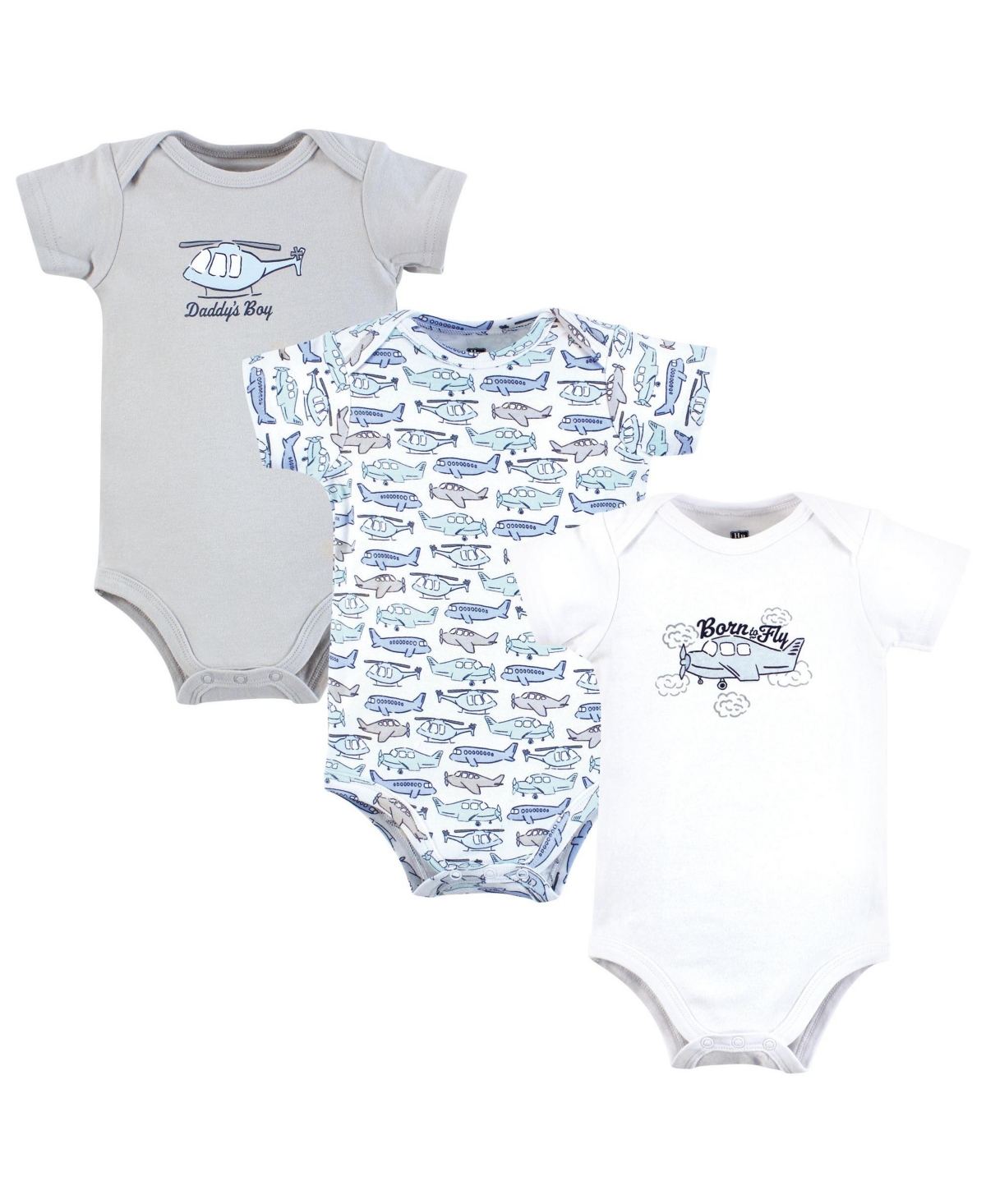 Click here for Hudson Baby Baby Boys Hudson Cotton 3-Piece Bodysu... prices
