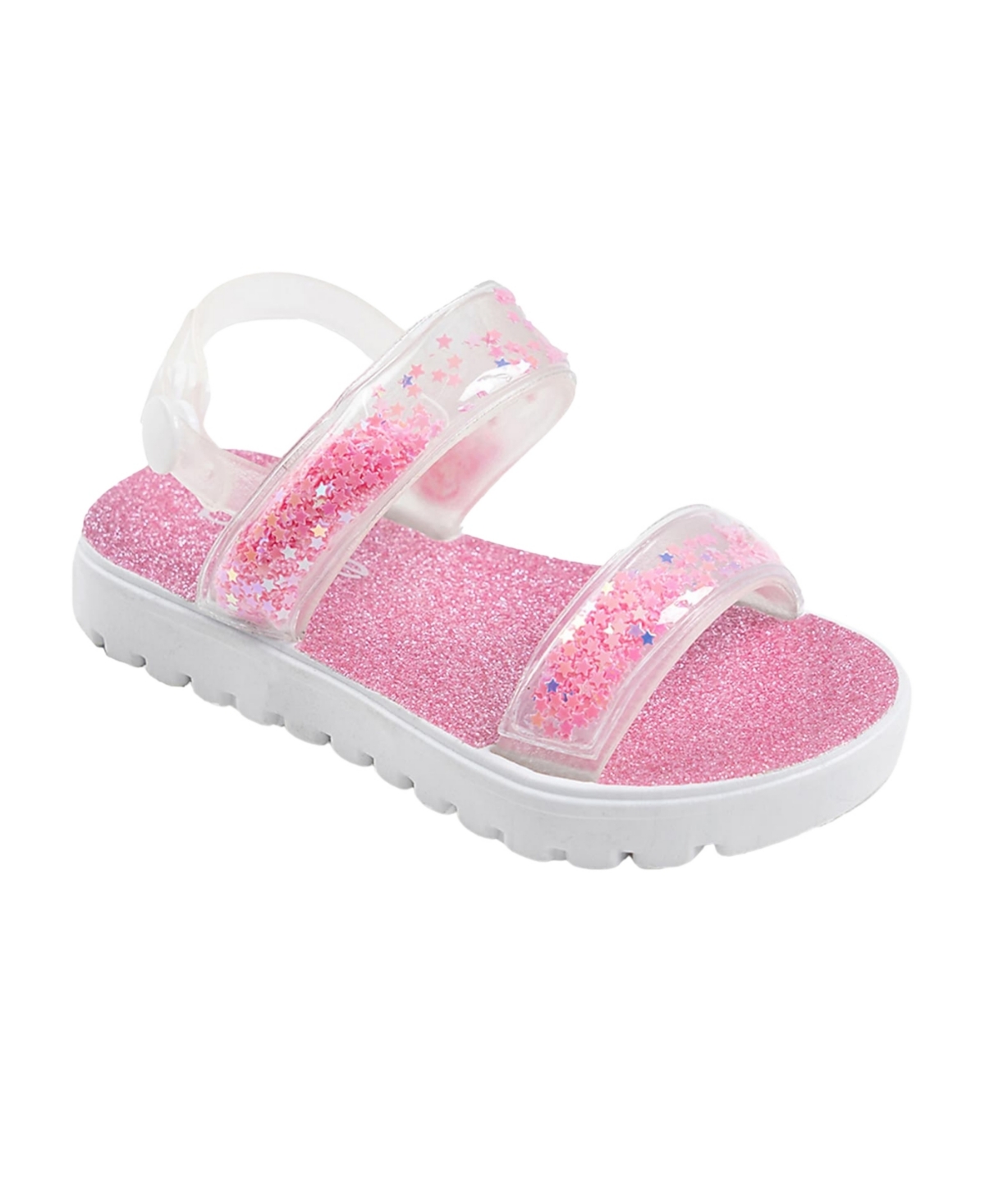 Click here for Bebe Toddler Girls Loose Glitter Straps Sandals -... prices