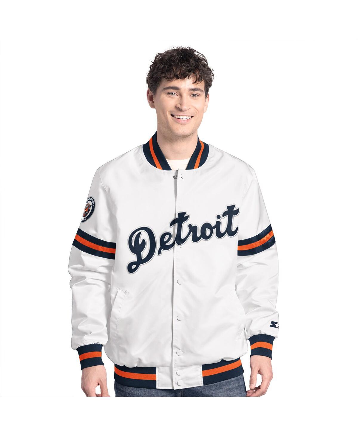 Click here for Starter Mens White Detroit Tigers Cooperstown Scou... prices