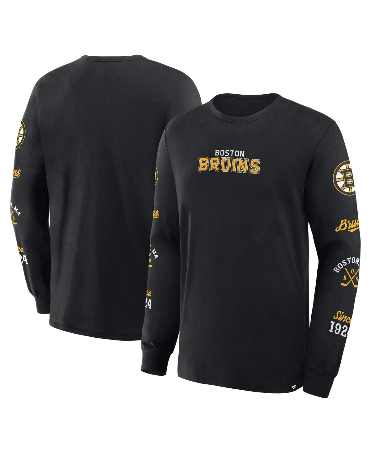 Click here for Fanatics Mens Black Boston Bruins Boxed In Legacy... prices