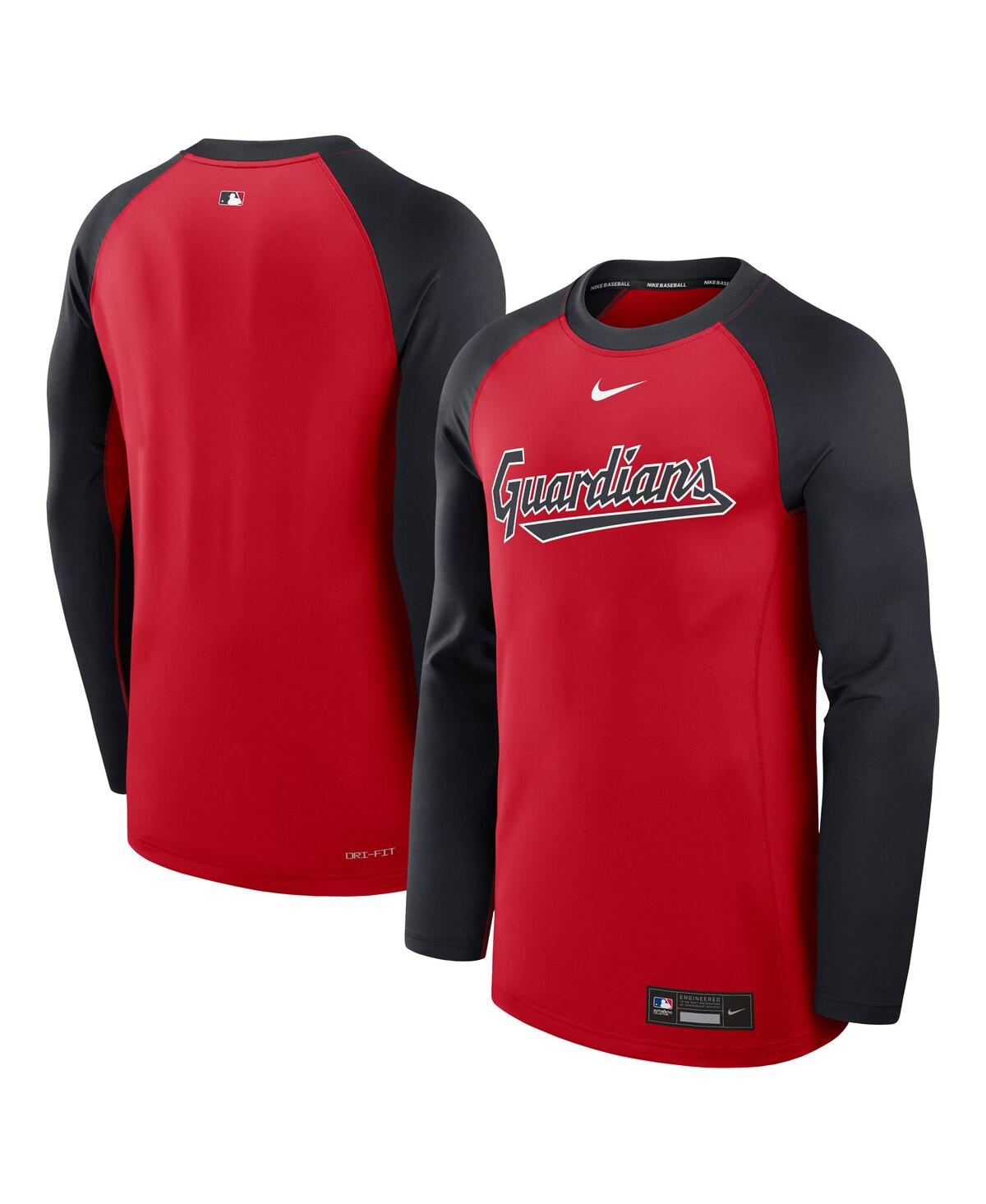 Click here for Nike Mens Red/Navy Cleveland Guardians Authentic C... prices
