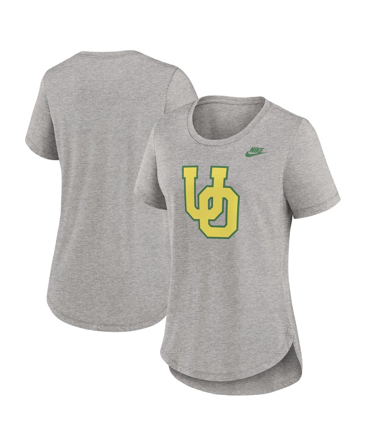 Click here for Nike Womens Heather Gray Oregon Ducks Legacy Tri-B... prices