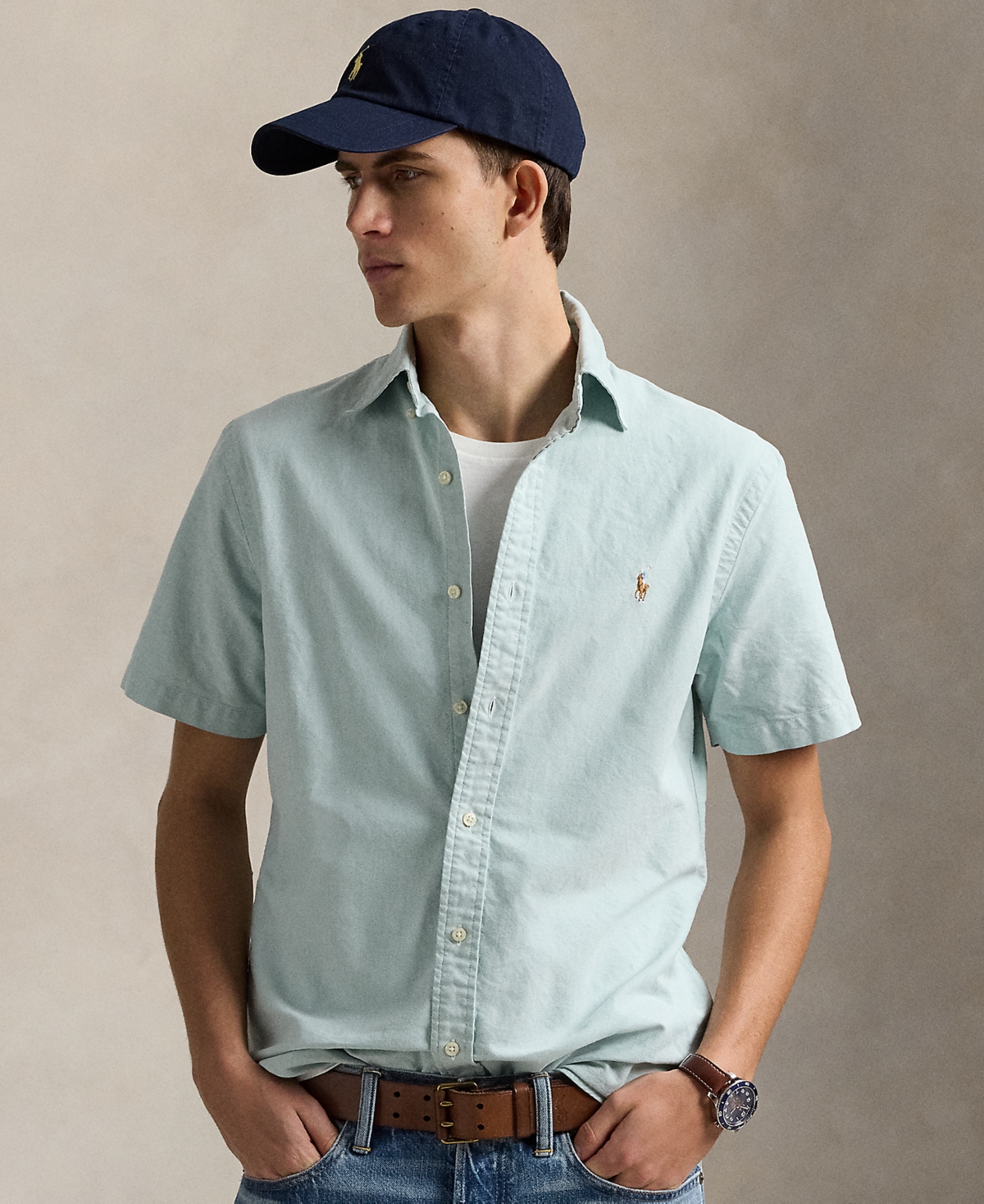 Click here for Polo Ralph Lauren Mens Classic-Fit Gingham Oxford... prices