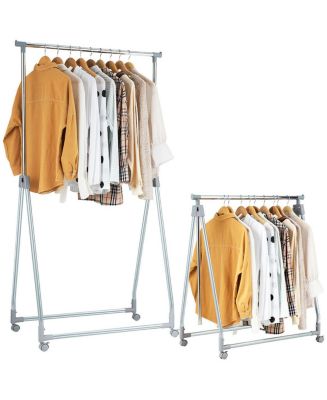 Clothes Drying Rack, Extendable Foldable Heavy Duty Clothing Rack with ...